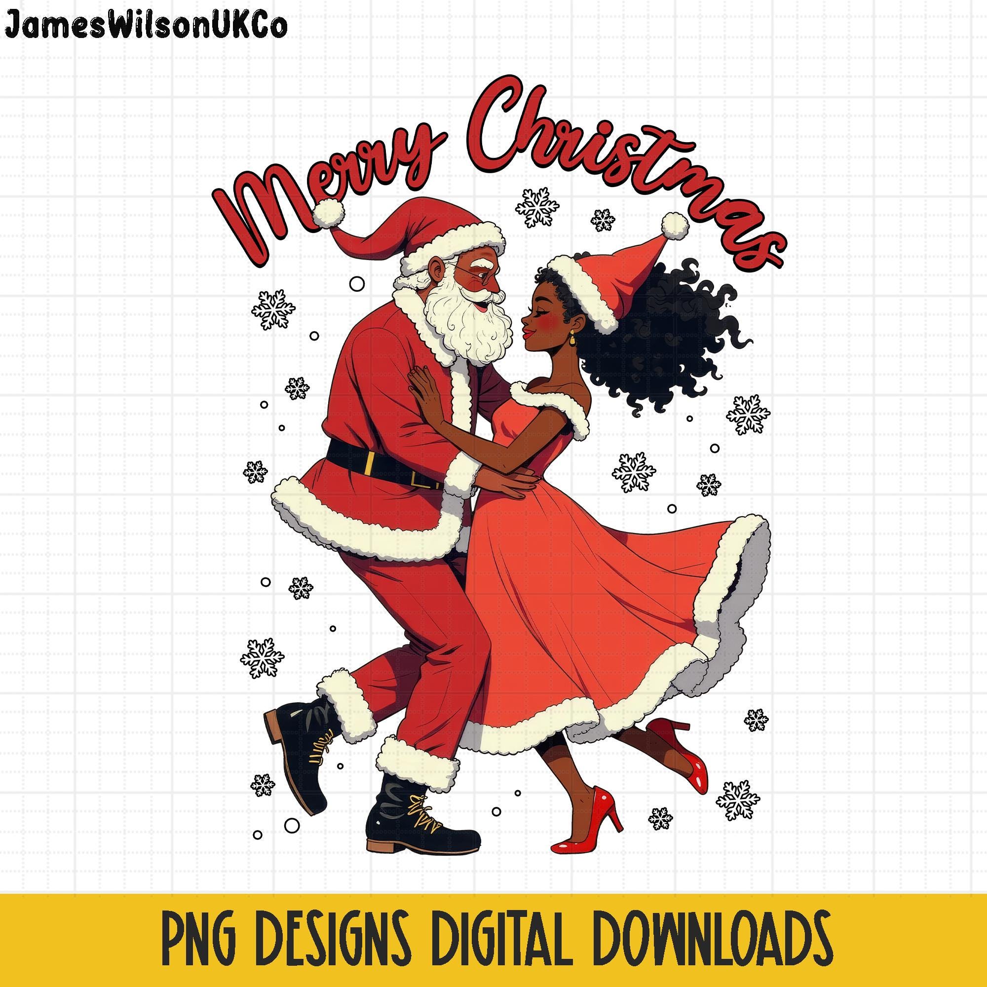Merry Christmas Black Christmas Dancing Png, African American Merry ...