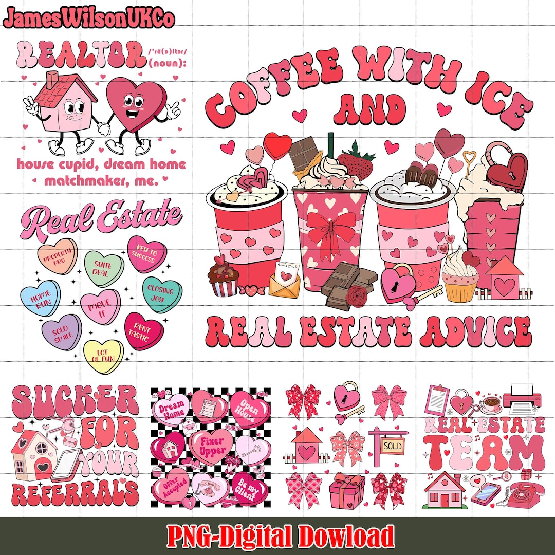10+ Real Estate Team Valentine Png Bundle, Realtor Valentiney Png ...