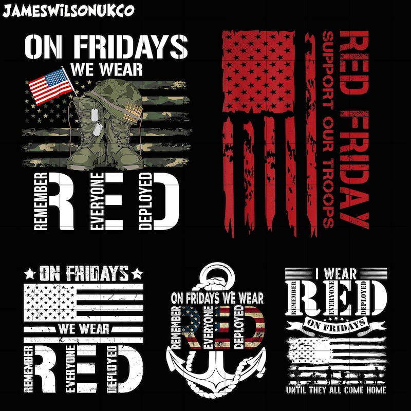 Red Friday Svg - Etsy