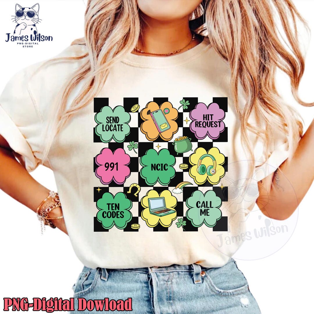 Dispatcher St. Patrick's Day Png, Lucky Dispatcher Png, 911 St Patrick ...