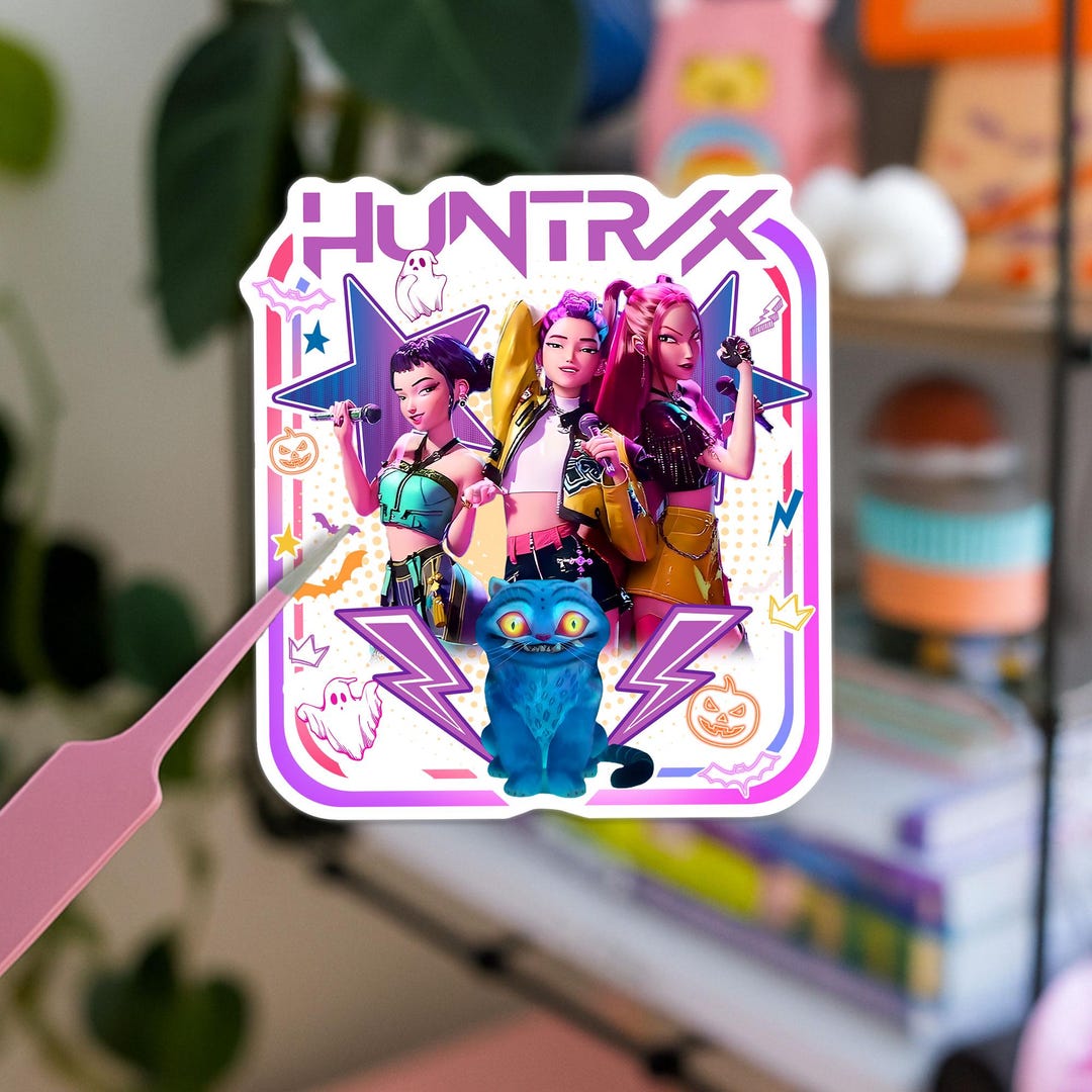 Kpop Huntrix Halloween Sticker/car Magnet , Kpop Saja Boys Sticker ...