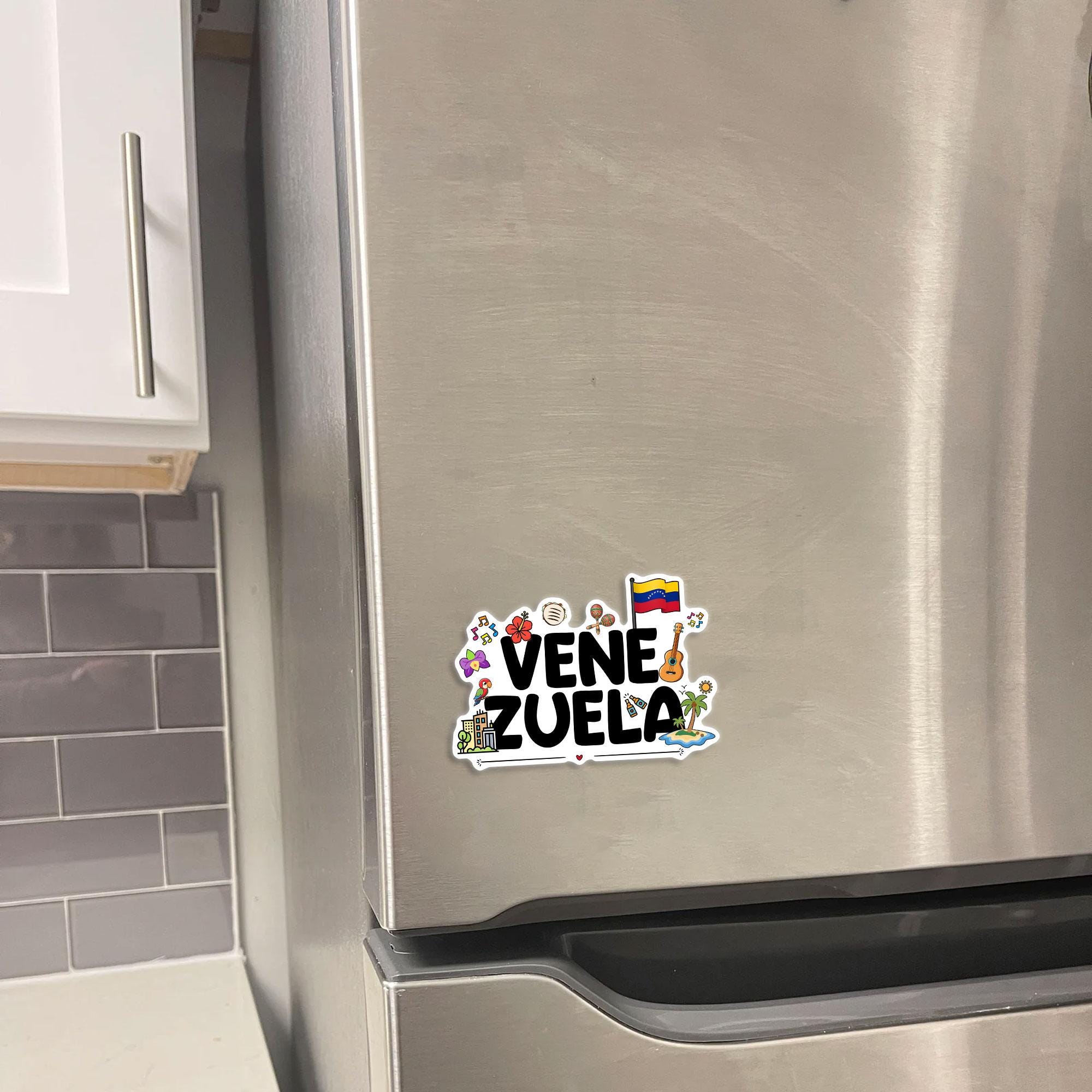 Venezuela Libre Sticker, Venezuelan Flag Map Vinyl Decal, Venezuela ...