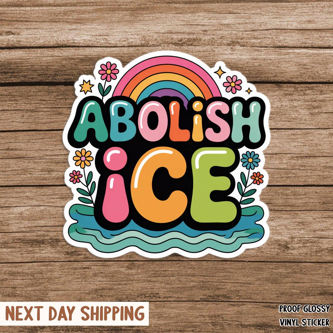 F*** Ice Sticker: Abolish Ice Decal, Anti ICE Political Sticker ...