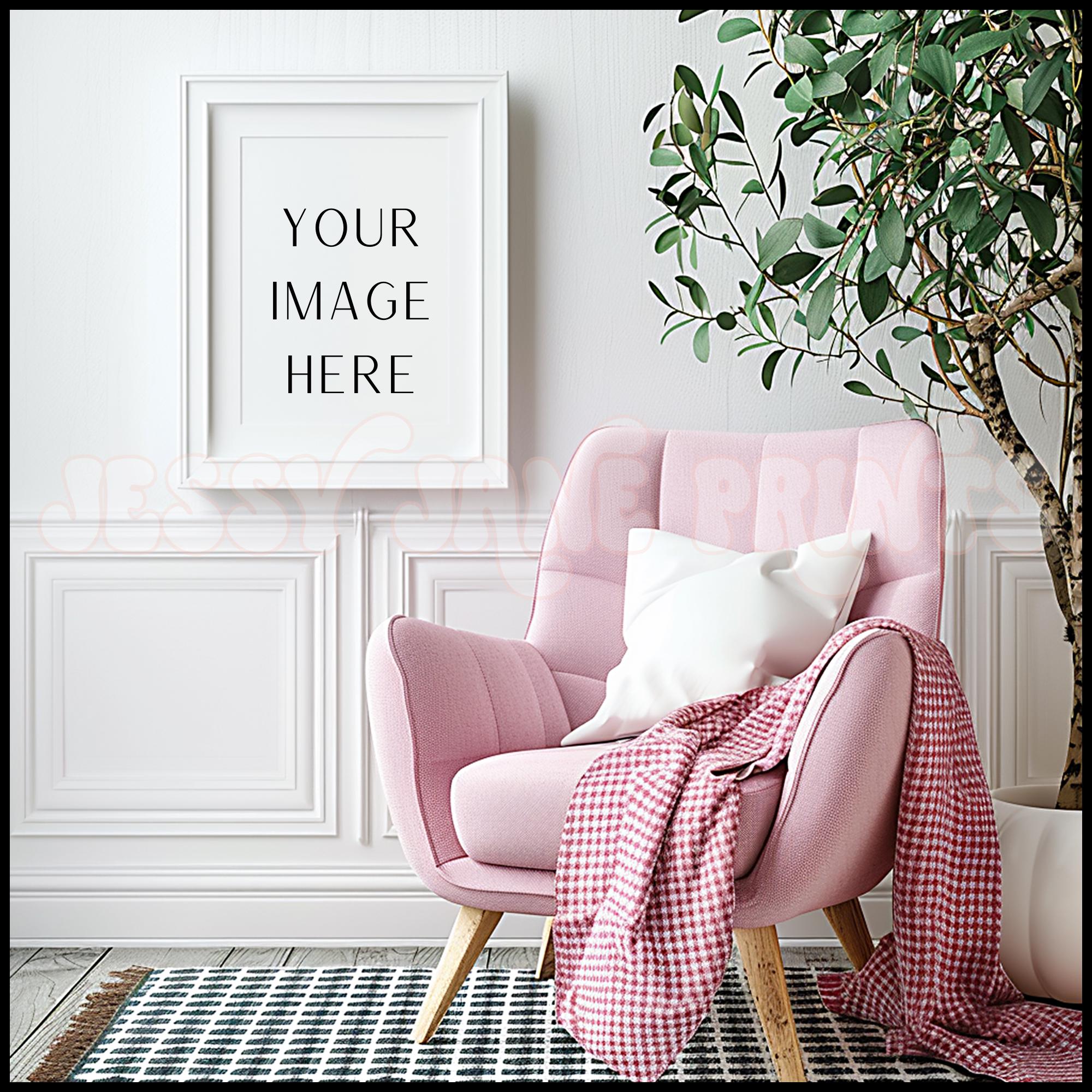 Pastel Room Frame Mockups for Digital Art - 30 High-resolution PNG ...