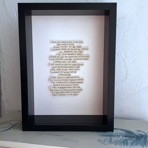 The Angel, Found Poem, Cut and Paste, Original Conceptual Art, Art on Paper, Unique Gift, Poetry ...