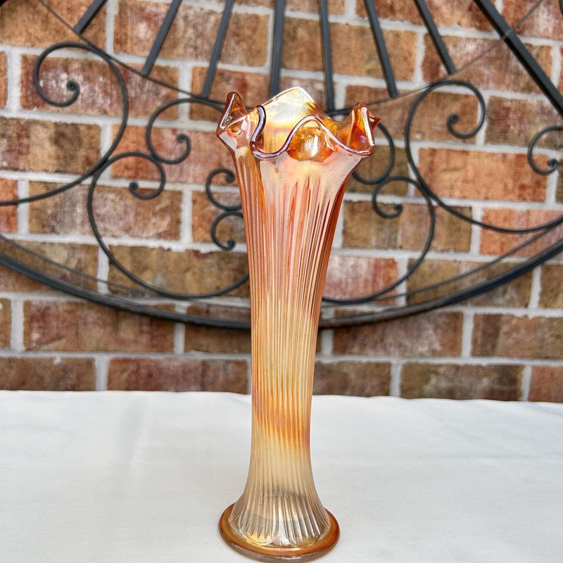 Fenton Art Glass Marigold - Etsy