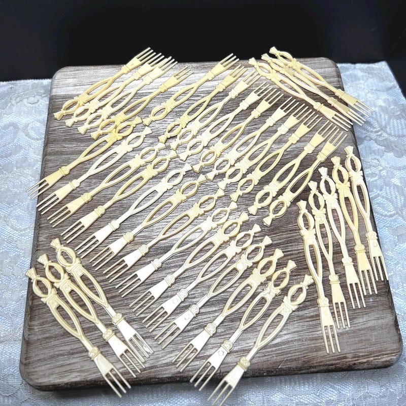 Appetizer Forks - Etsy
