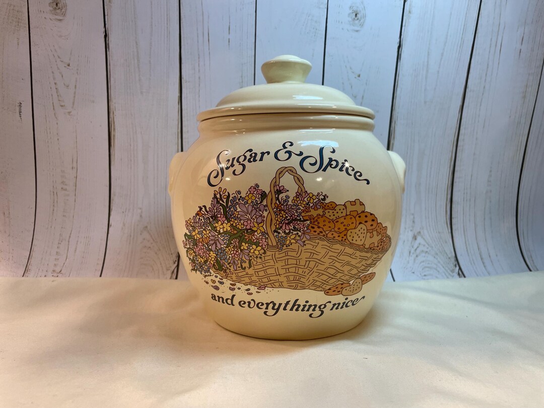 Vintage Treasure Craft “ Sugar & Spice and Everything Nice” Ceramic ...