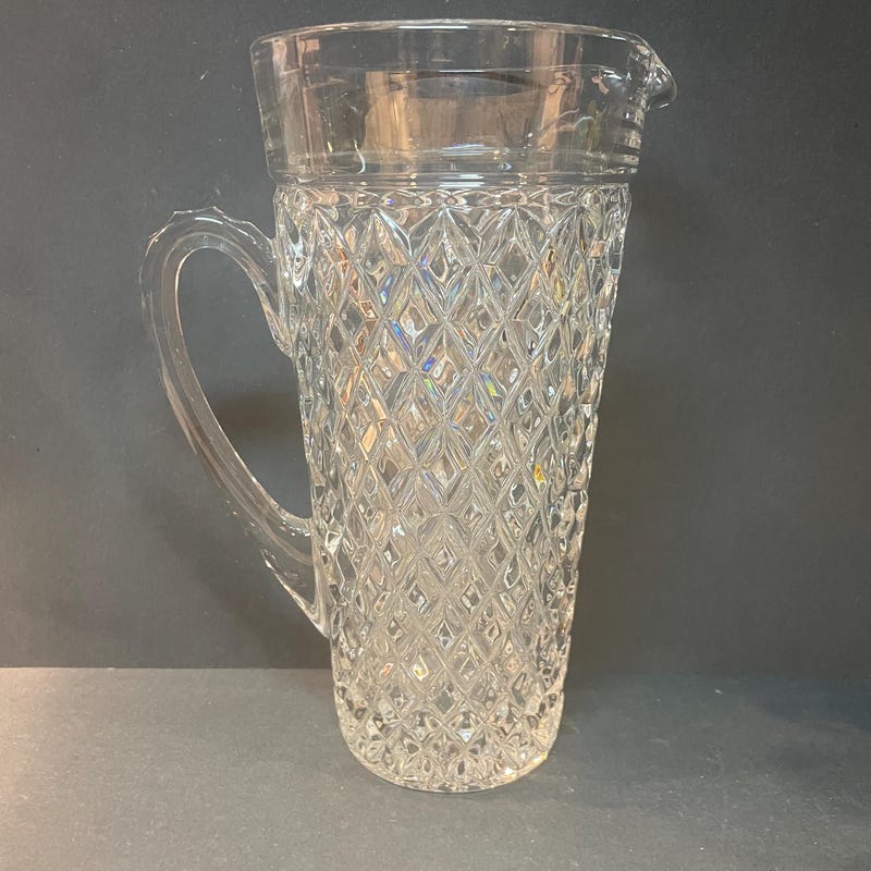 Crystal Pitcher - Etsy