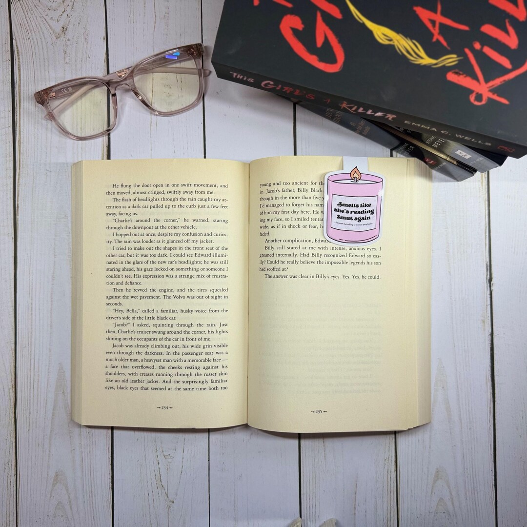 Smells Like She's Reading Smut Again Magnetic Bookmark A Cheeky ...