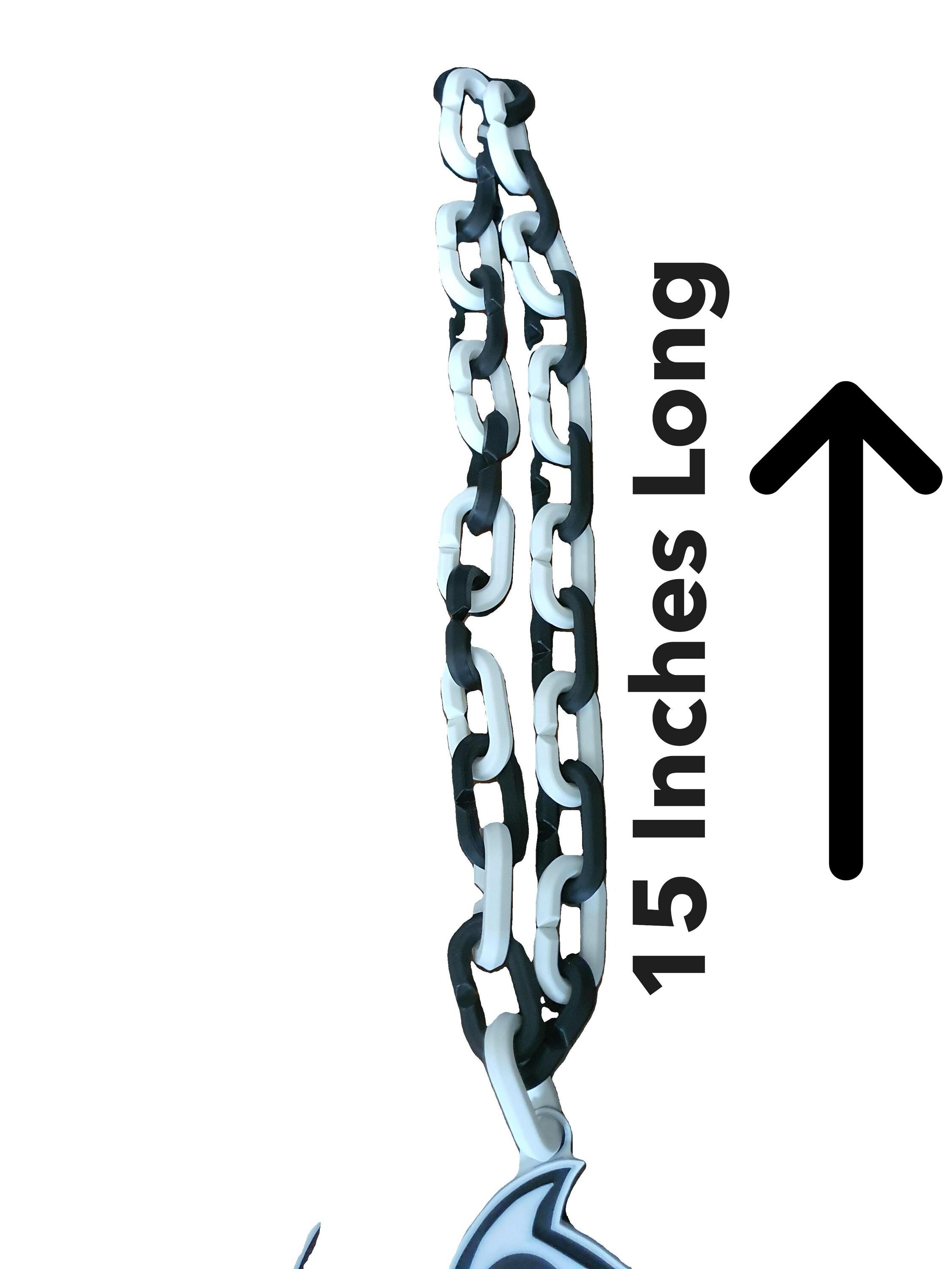 Penta Skull Bones Lucha Mask WWE Logo Necklace 15 Inch Chain Raised ...