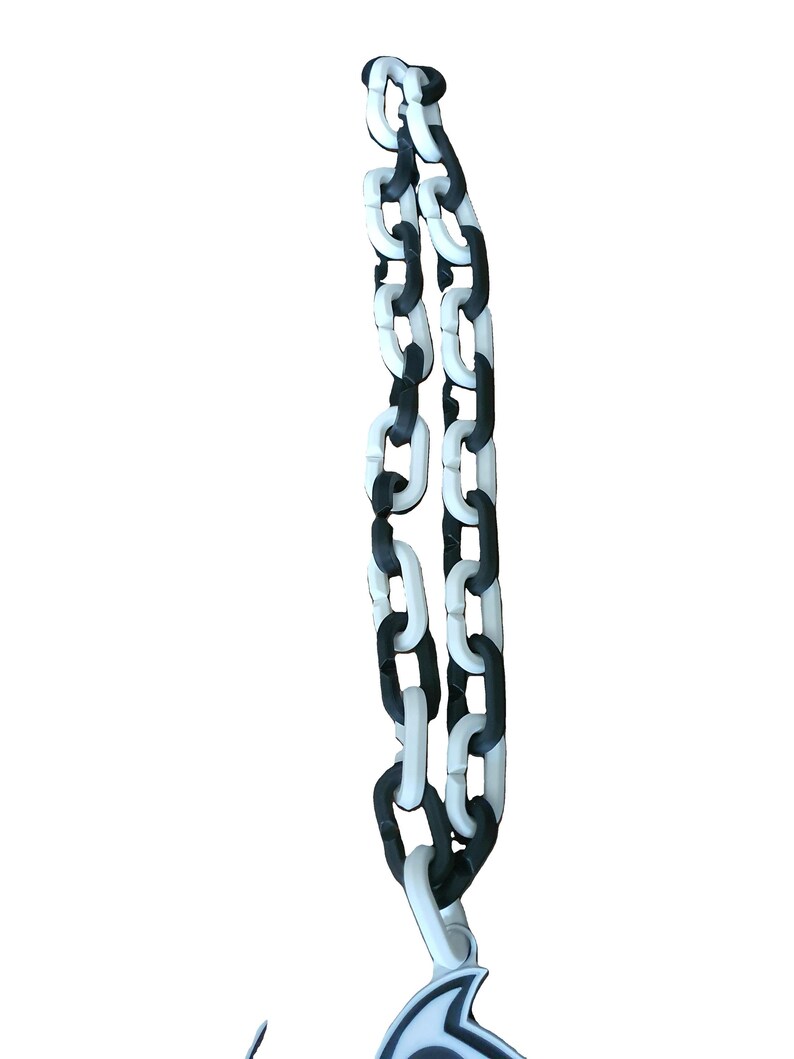 Penta Skull Bones Lucha Mask WWE Logo Necklace 15 Inch Chain Raised ...