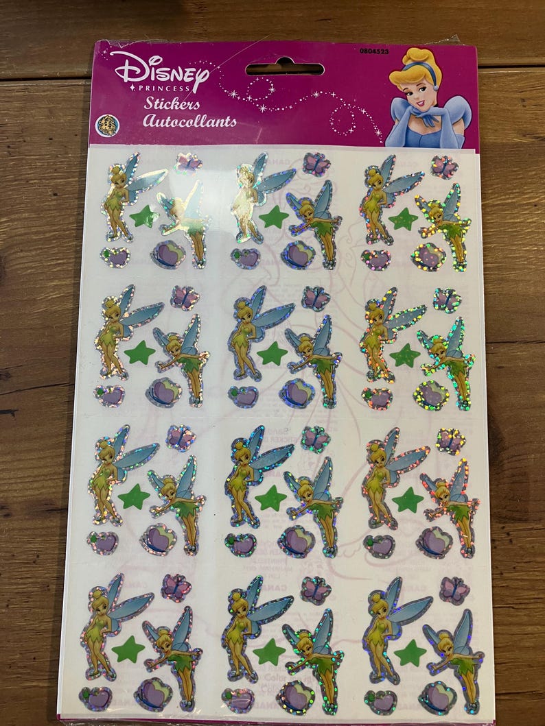 Vintage Sandylion Disney Princess Prismatic Stickers - 12 Mods - Etsy