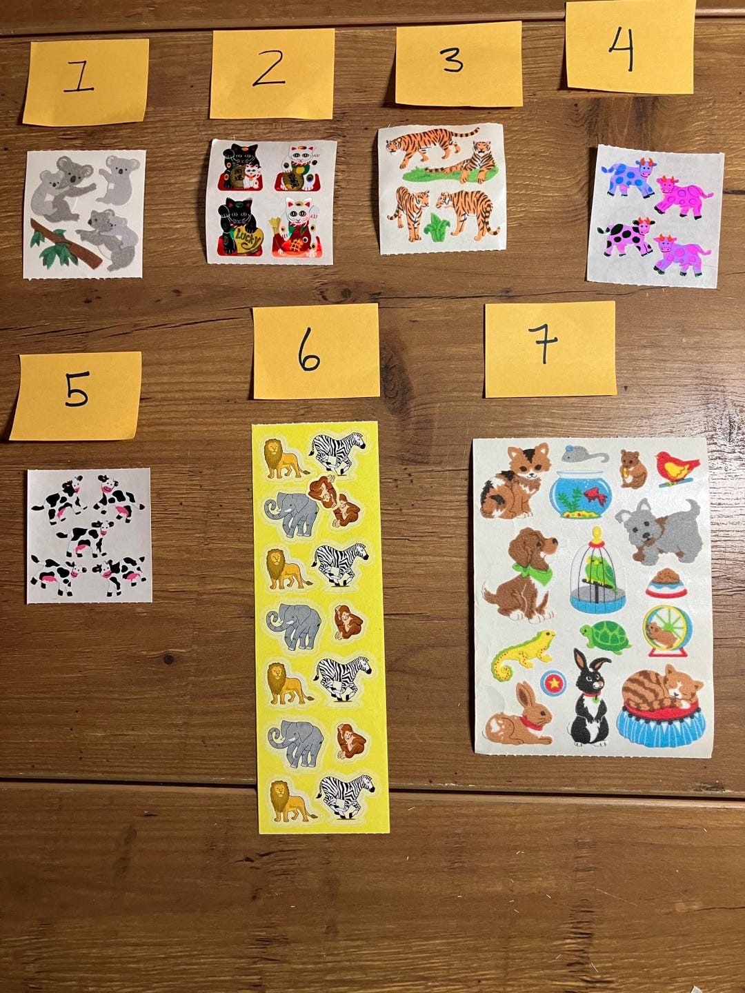 Sandylion Vintage Animal Theme Stickers - Etsy