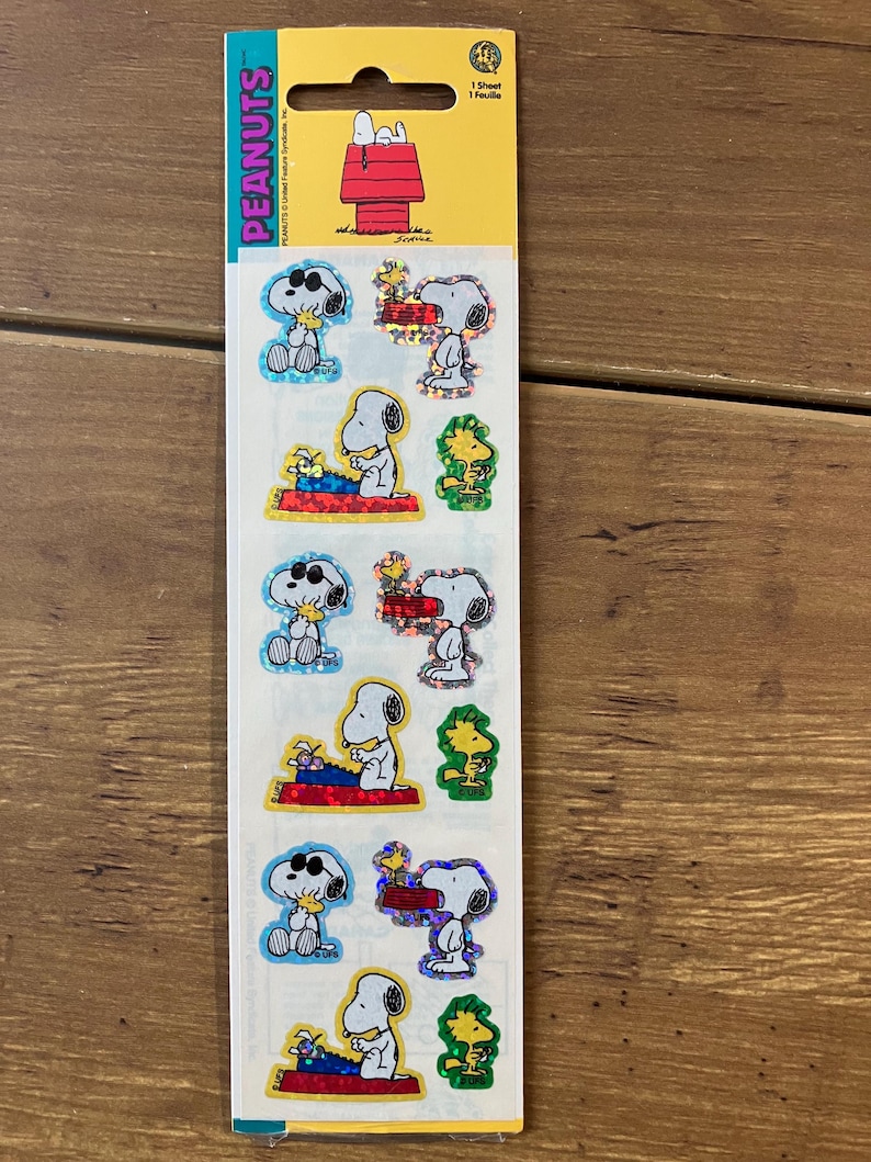 Peanuts Vintage Stickers in Original Package - Etsy