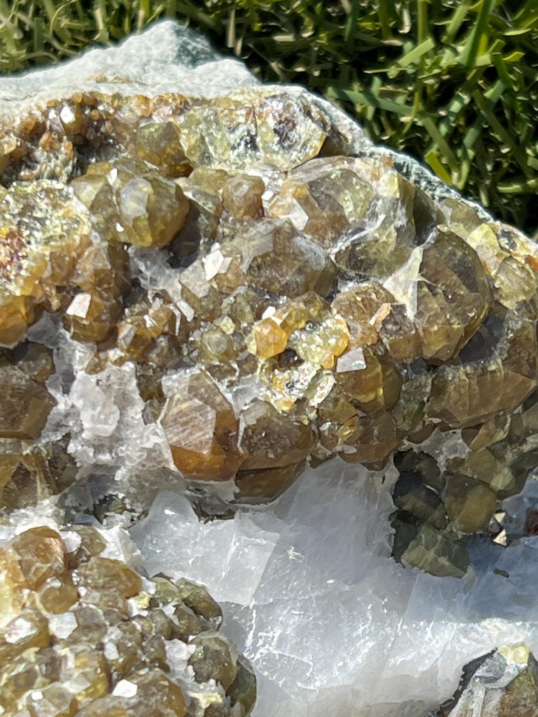Garnet & Calcite Specimen, Las Vigas, Veracruz, Mexico (1963g) - Etsy