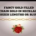 Chain 14k GOLD FILLED USA 7x2.5mm New Bulk Solid 12-24 Inch 10 Feet Gf6 ...