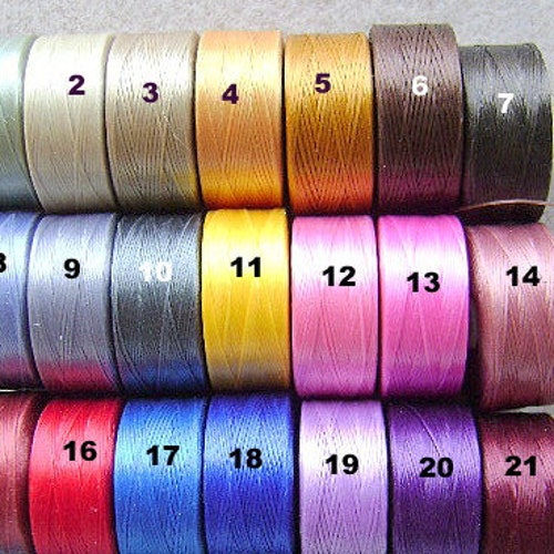 Silk Thread Basic Color 0.5mm Threads Basic Color24 Color | Etsy