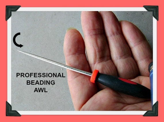 AWL TOOL BEADING Point Punch Steel Hole Punch Reamer | Etsy