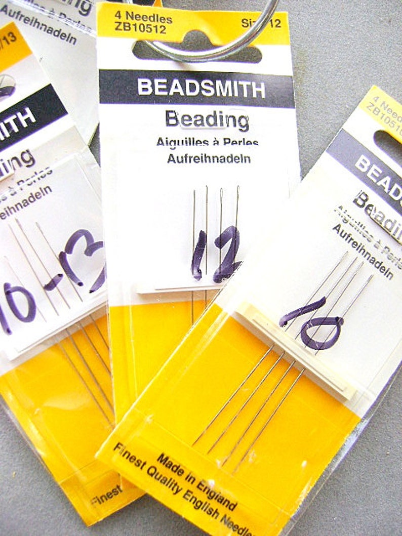 Flexible Twisted Steel Beading Needles 50-70mm Craft Supply - Etsy