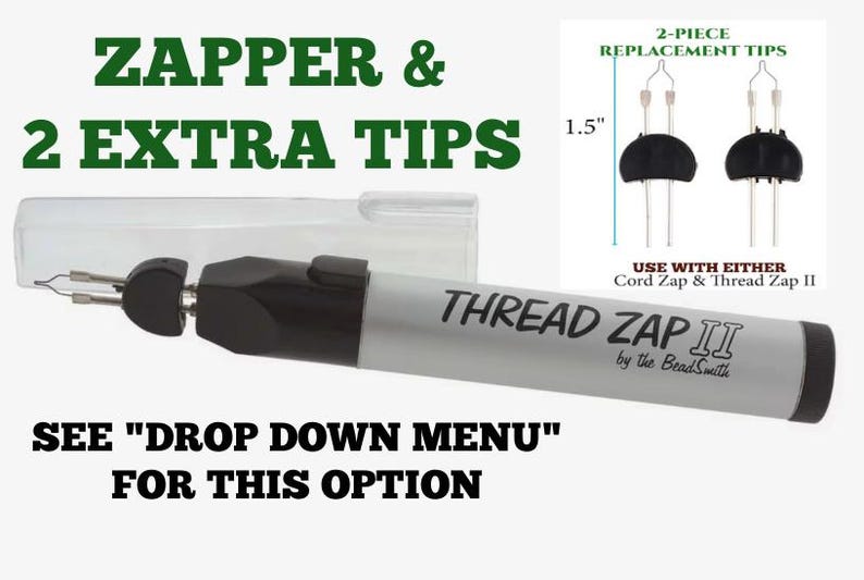 Thread & Leather Burner Tool Thread Zap 2: Battery-powered - Etsy