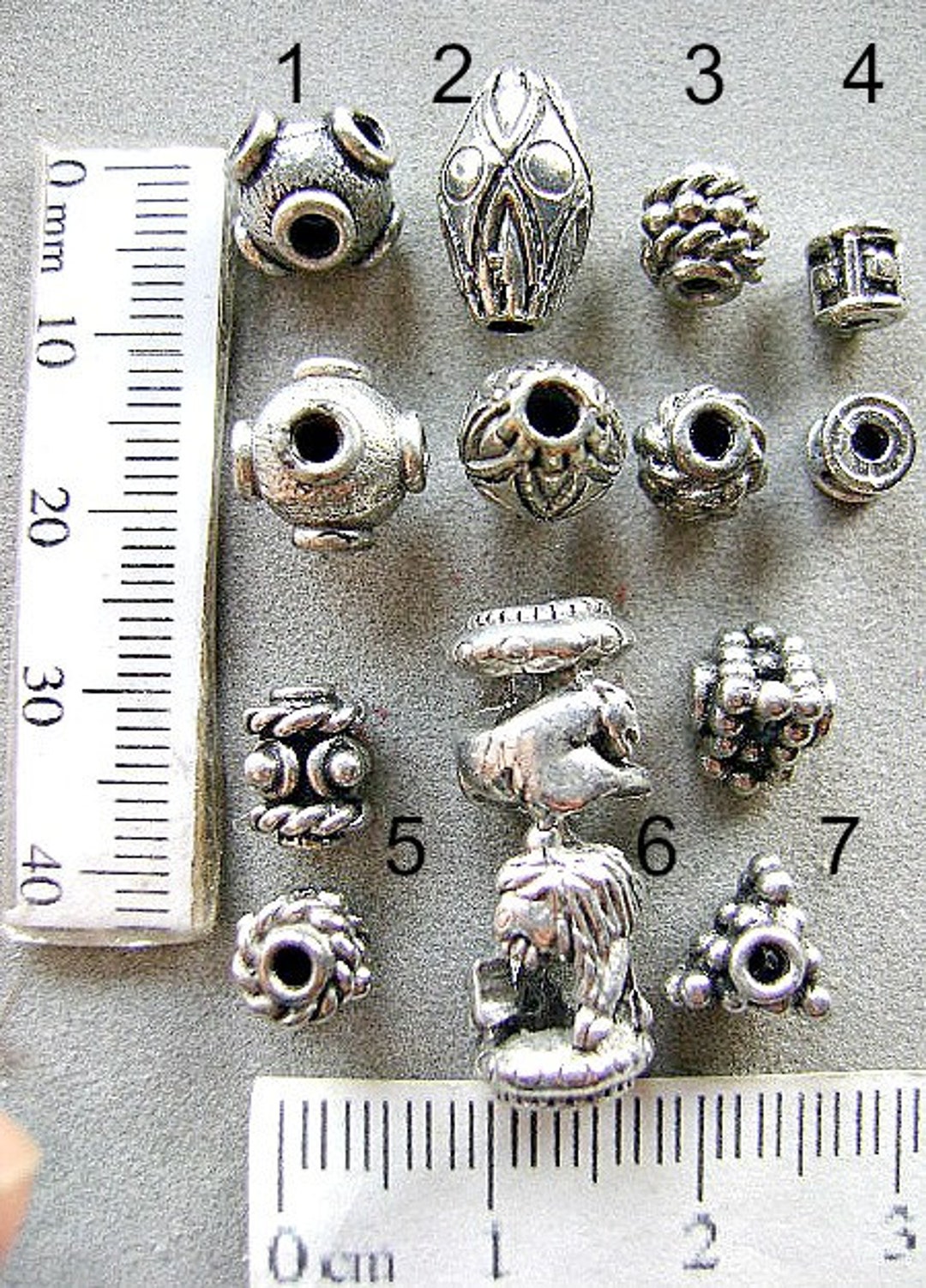 Lead-free Pewter Beads: Lion, Zebra & Spacers - Etsy