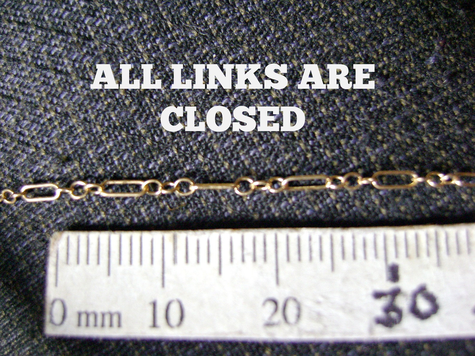 Chain 14k GOLD FILLED USA 7x2.5mm New bulk Solid 12-24 Inch 10 | Etsy