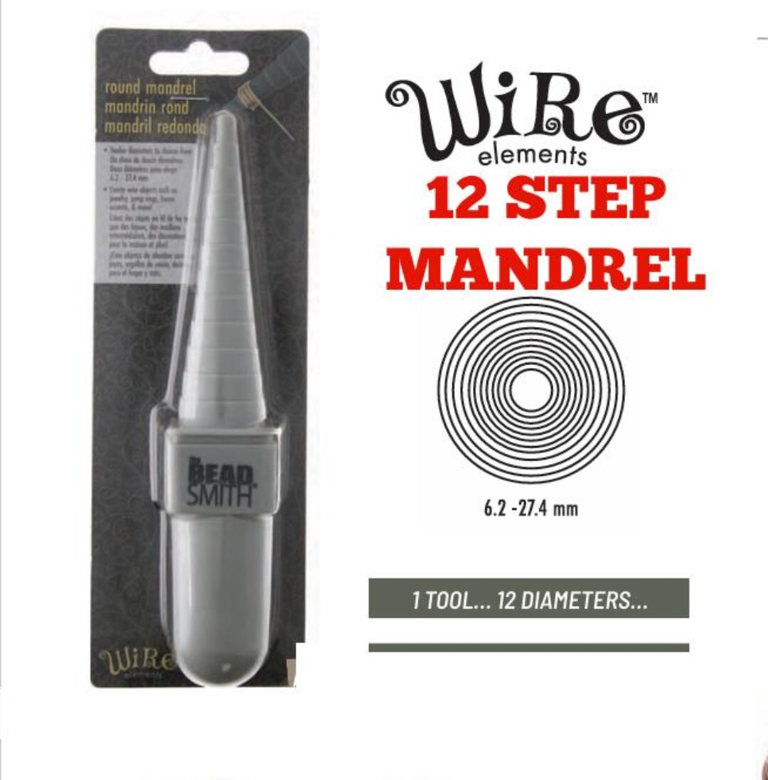 MANDREL Wire Wrapping ROUND STEPPED Plastic 12 Step - Etsy