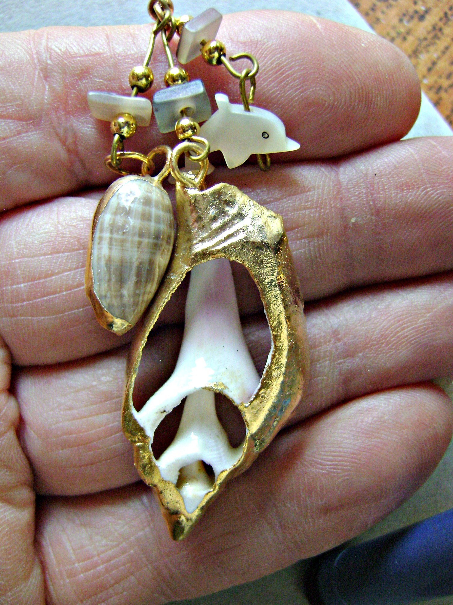 SHELL SLICES W/gold Edges 4 Styles and Philippine Shell - Etsy