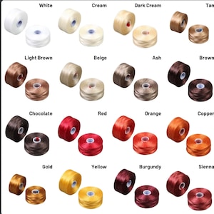 Super-lon AA Beading Thread: 78-yard Spool, Nylon Cord - Choose Your ...