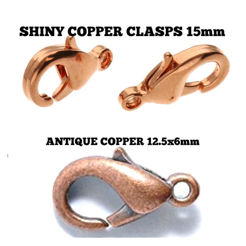 Clasps Copper Lobster Claw Necklace Bracelet Closure Findings - Etsy