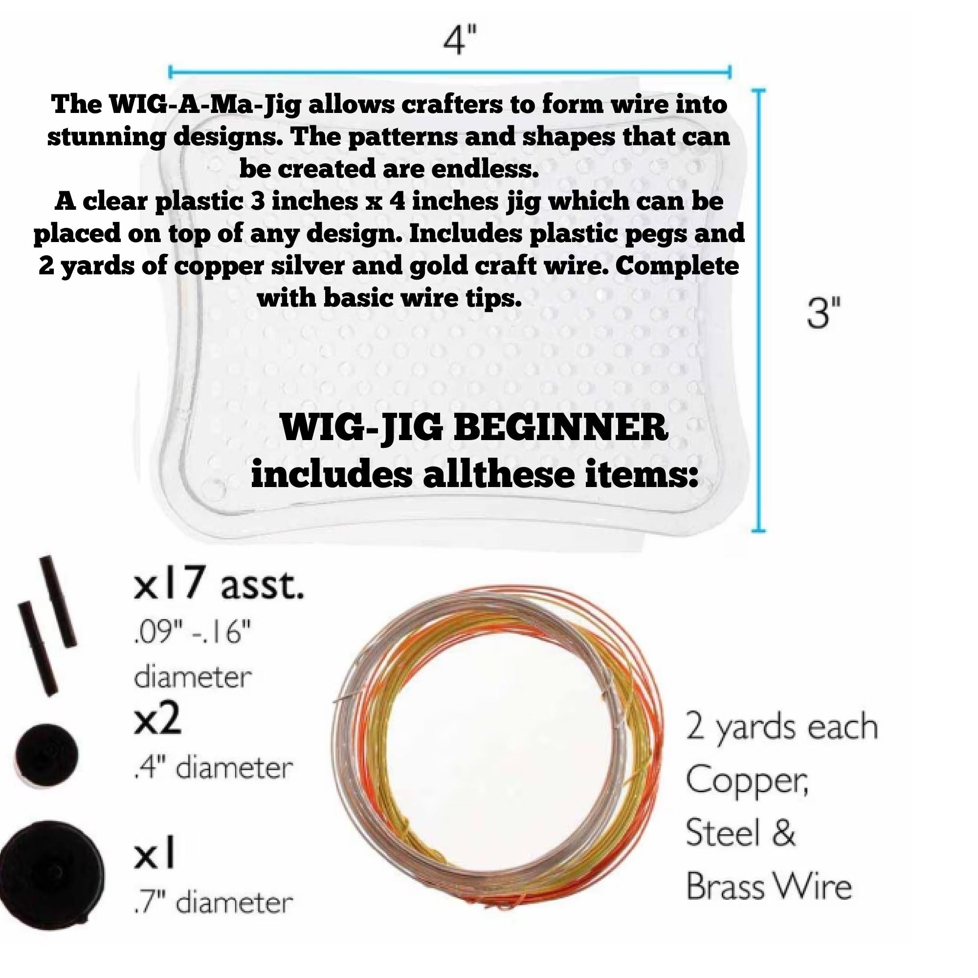 Wig-a Ma-jig Deluxe OR Beginner Wire Designing Tool Plus Extra 30 Piece ...