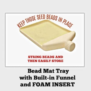 Bead Mat Insert Tray With Built-in Funnel - Etsy