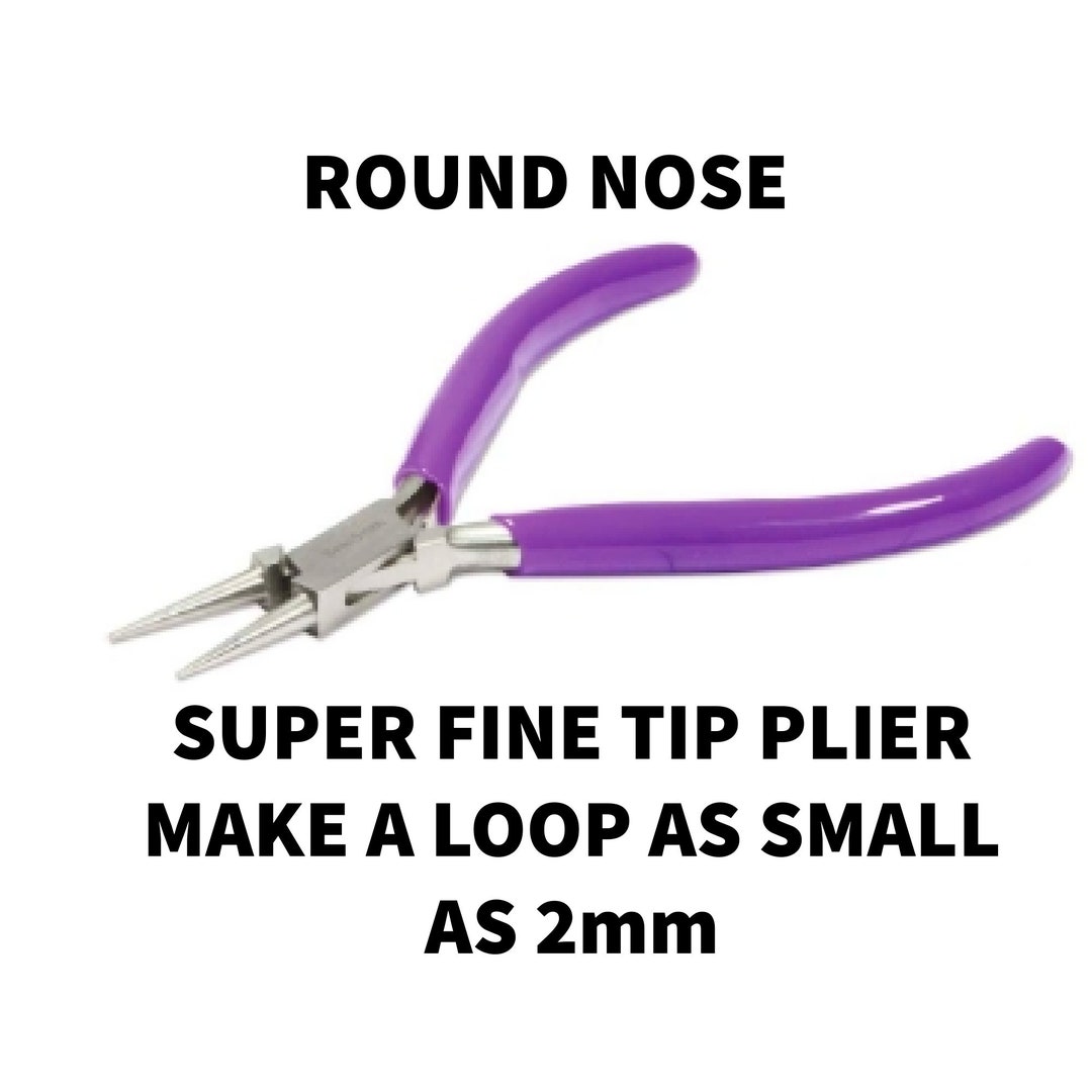 PLIERS ROUND NOSE Super Fine Point Wire Wrapping Earring Loop - Etsy