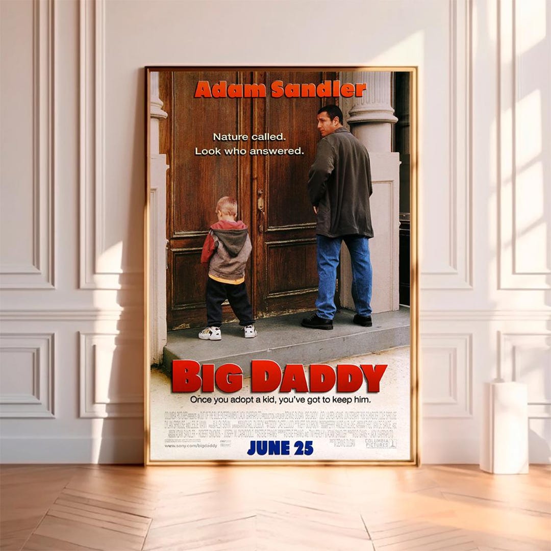 Big Daddy Movie Poster: 1999 Film Canvas Print, Unframed - Etsy