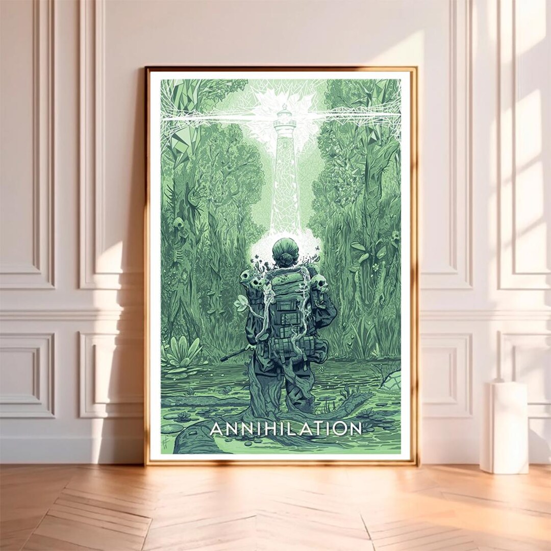 Annihilation--movie Poster,high Quality Canvas Print, Wall Art, Room ...