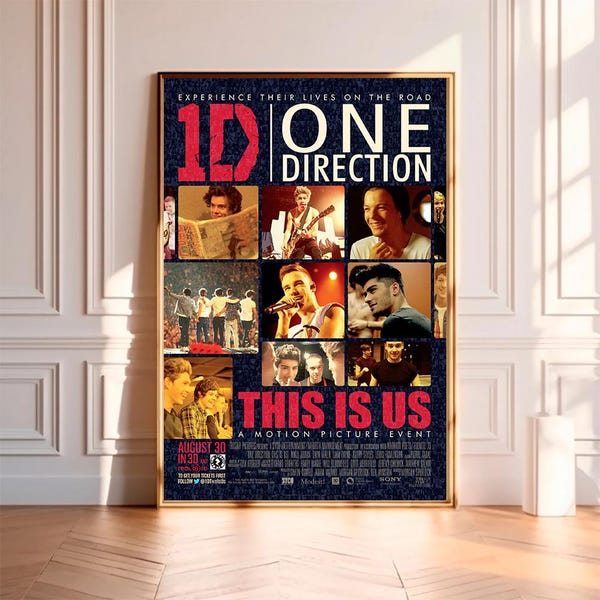 One direction poster - Etsy México