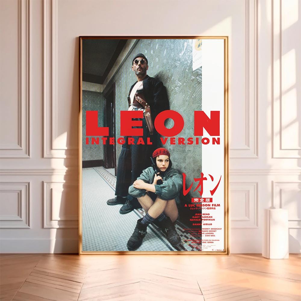 Leon the Professional--movie Poster,high Quality Canvas Print, Wall Art ...