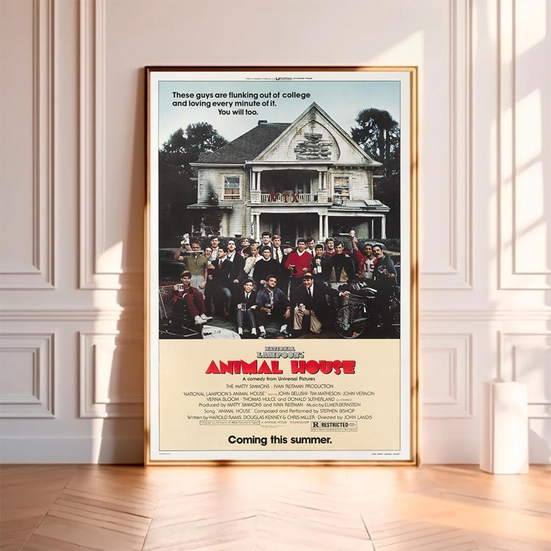 Animal House,movie Poster,high Quality Canvas Print, Wall Art, Room ...