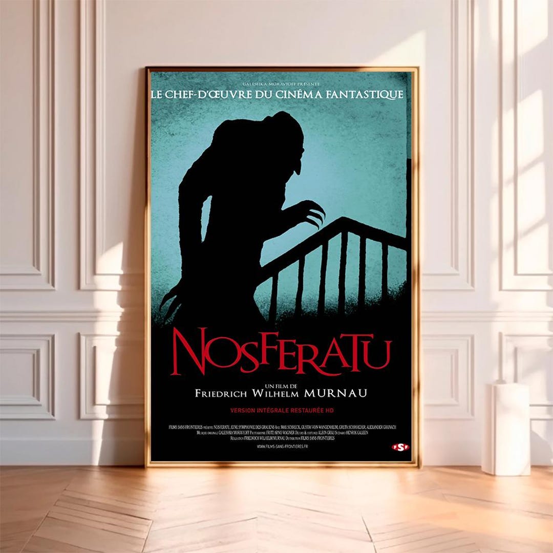 Nosferatu--vintage Movie Poster,high Quality Canvas Print, Wall Art ...