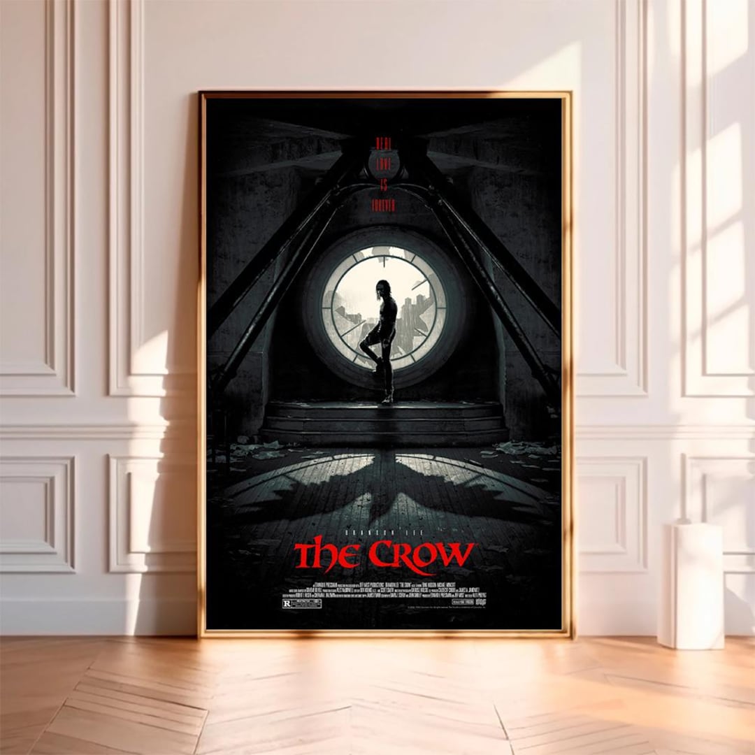 The Crow--movie Poster,high Quality Canvas Print, Wall Art, Room Decor ...