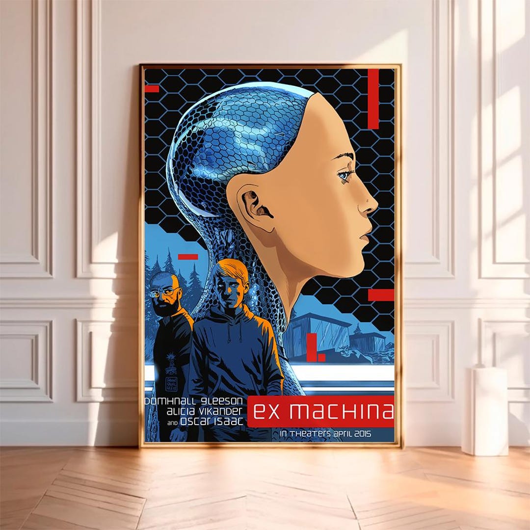 Ex Machina--movie Poster,high Quality Canvas Print, Wall Art, Room ...