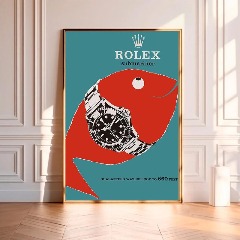 Rolex Wall Art - Etsy