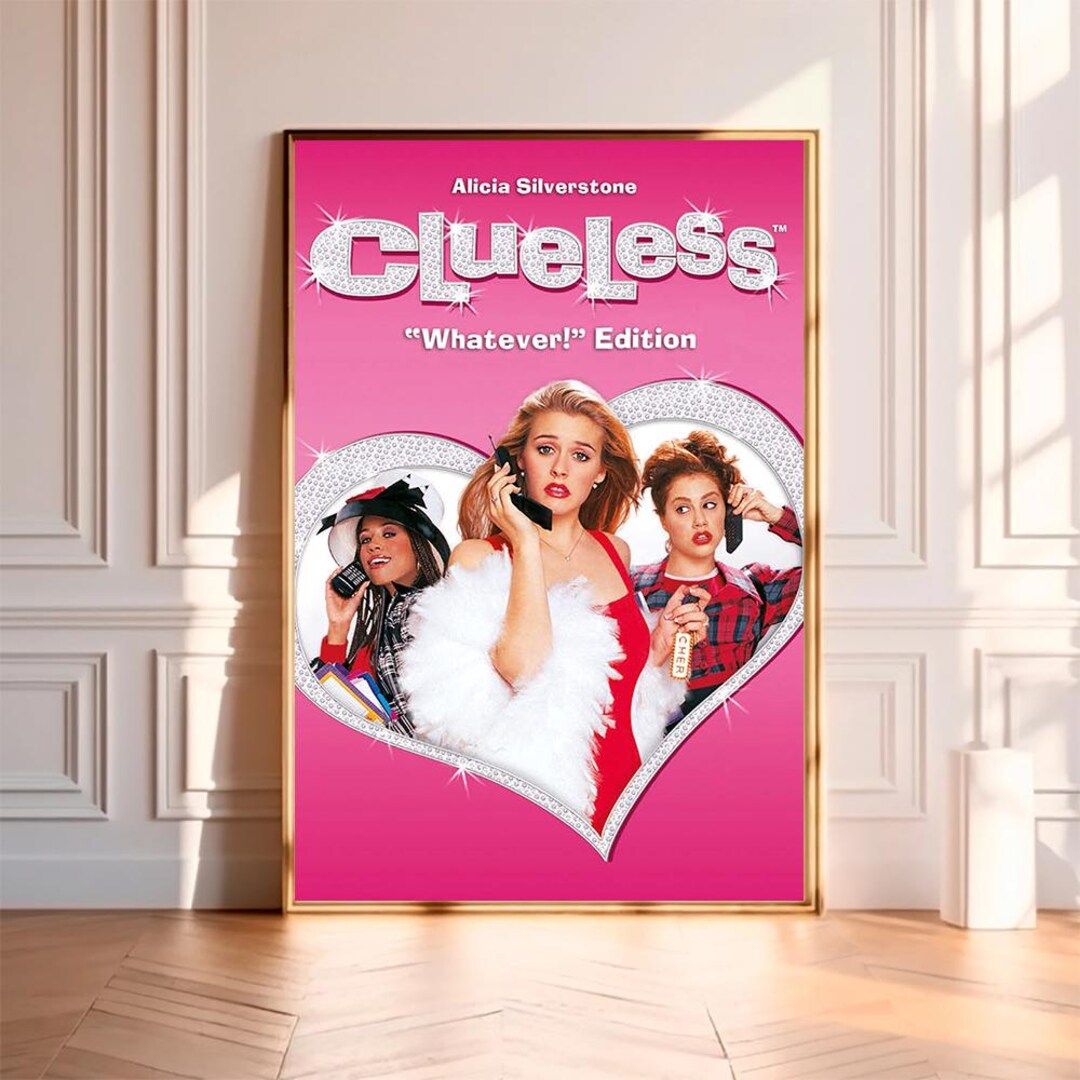 Clueless 1995movie Poster,high Quality Canvas Print, Wall Art, Room ...