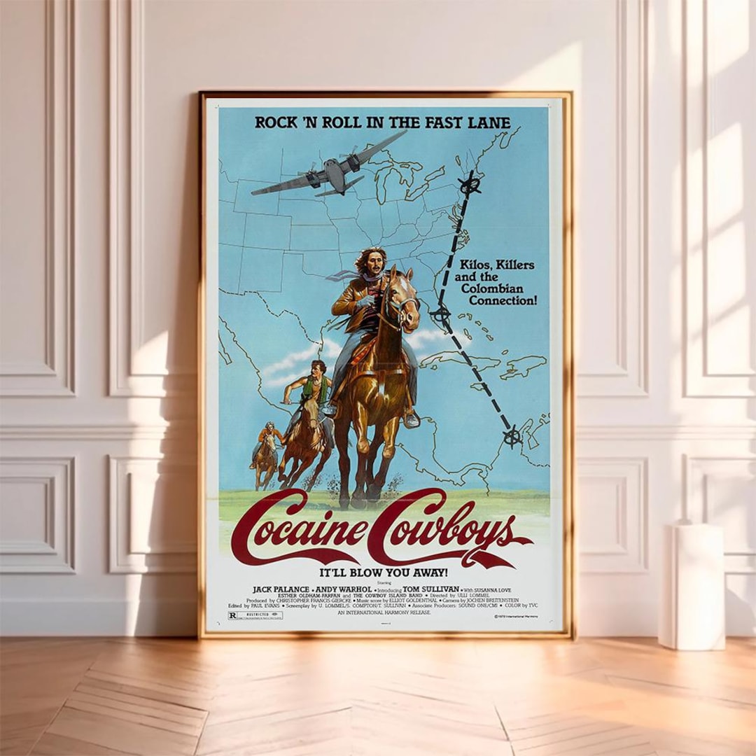 Cocaine Cowboys--movie Poster,high Quality Canvas Print, Wall Art, Room ...