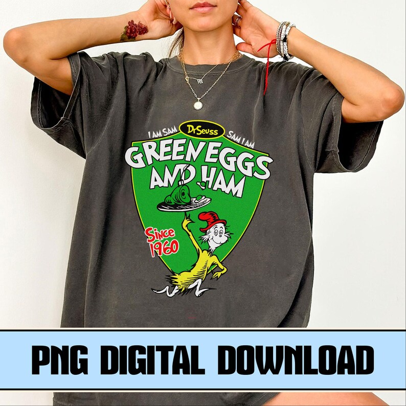 Sam I Am Png, Reading Day Png, Green Eggs and Ham Png, National Read ...