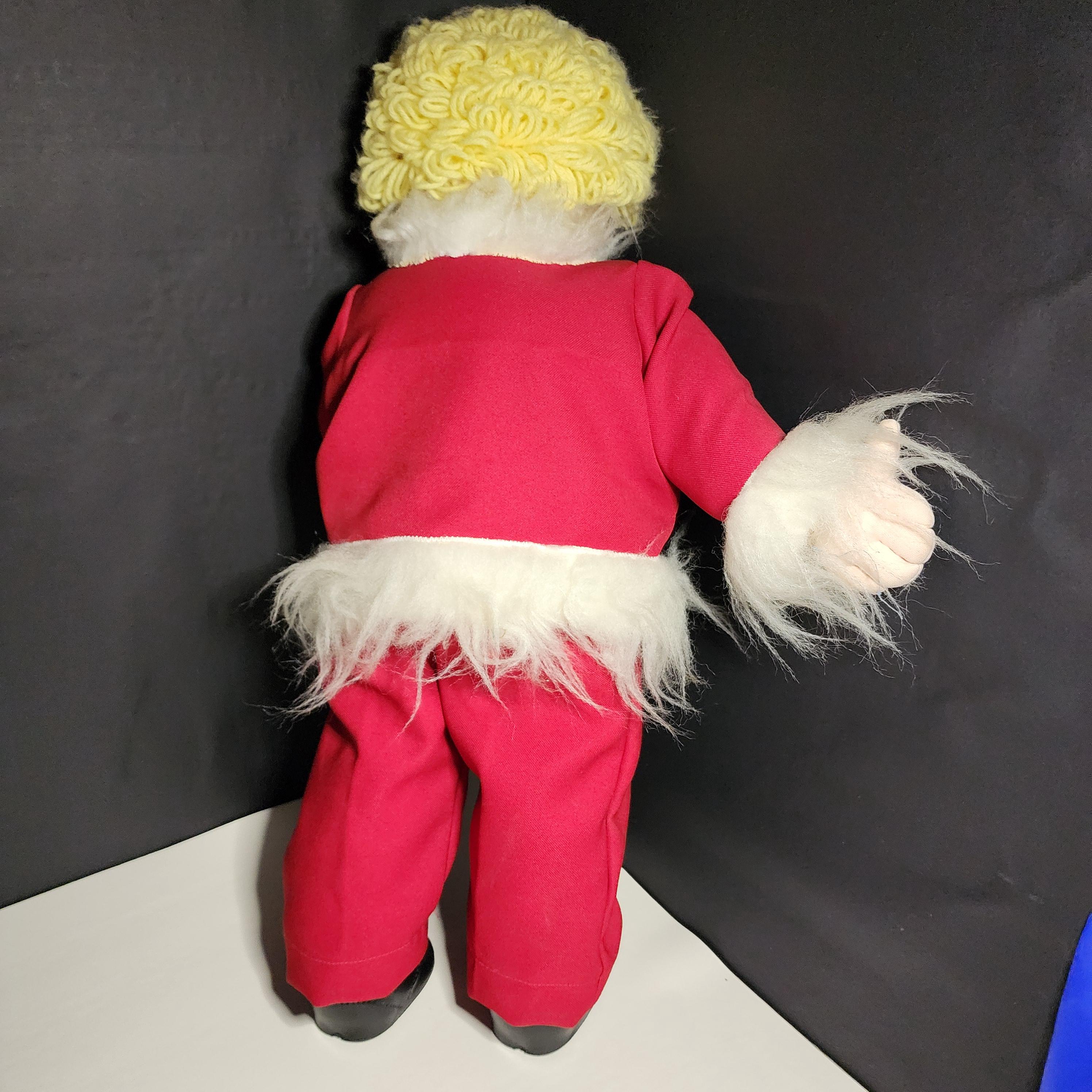 VINTAGE 1984 Cabbage Patch Kid Doll Christmas Santa Claus Clothes Good ...