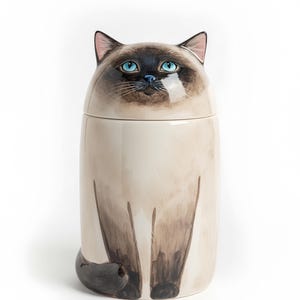 Custom Cat Urn – Hand-painted Pet Memorial | Personalized Ceramic Pet ...