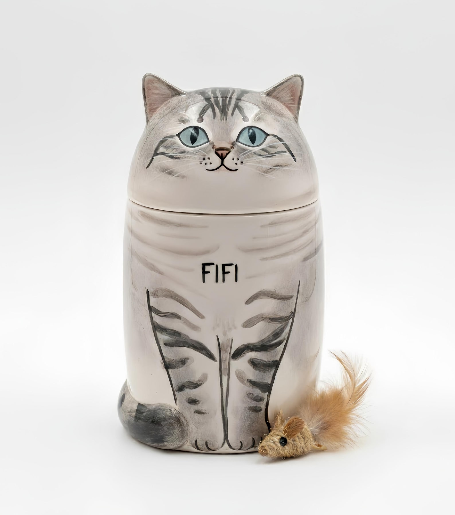Custom Cat Urn – Hand-painted Pet Memorial | Personalized Ceramic Pet ...