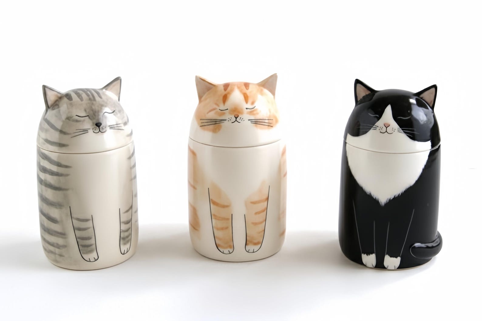 Custom Cat Urn – Hand-painted Pet Memorial | Personalized Ceramic Pet ...